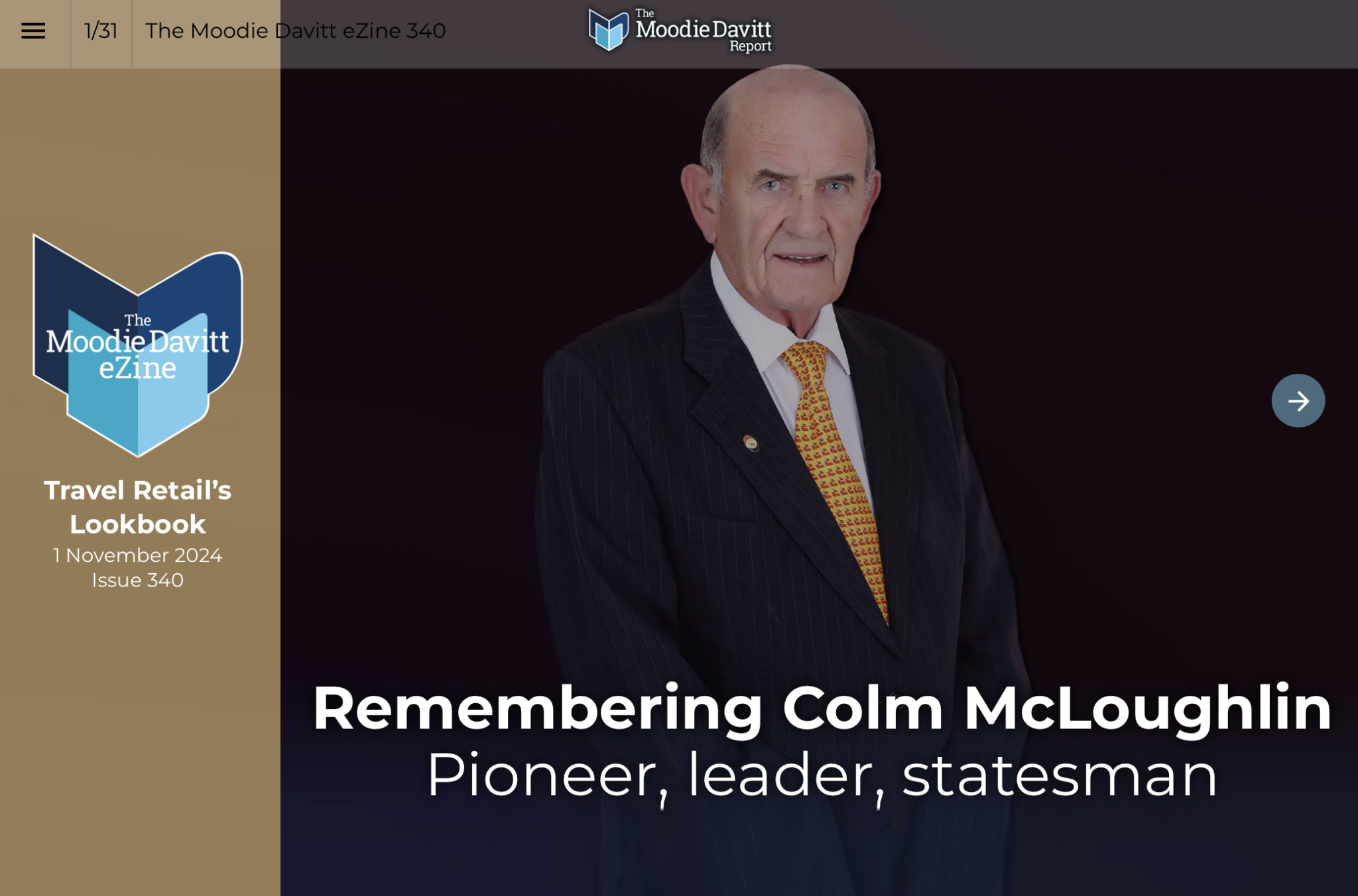 The Moodie Davitt eZine: Remembering Colm McLoughlin : Moodie Davitt Report